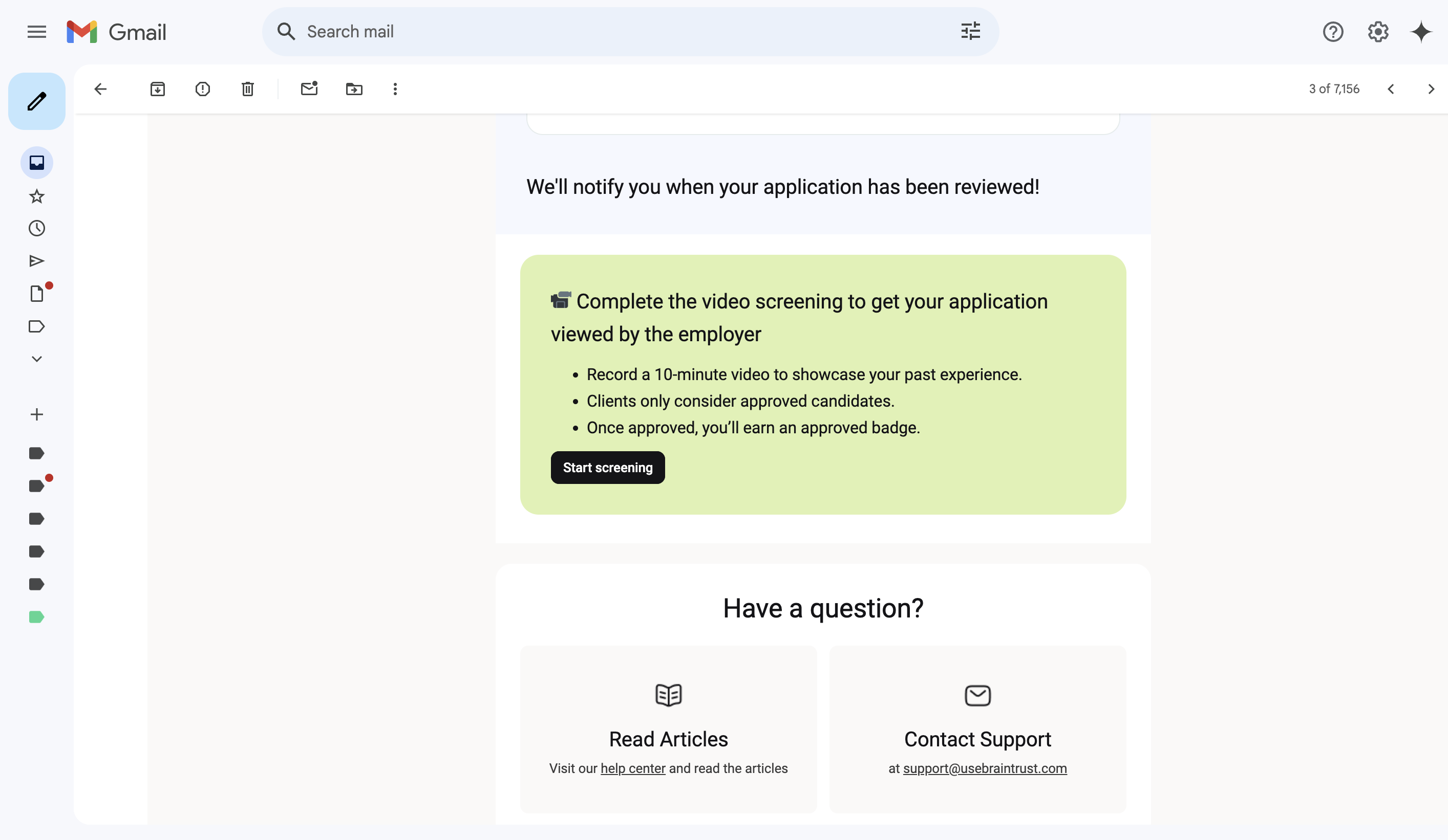 Pending approval status
